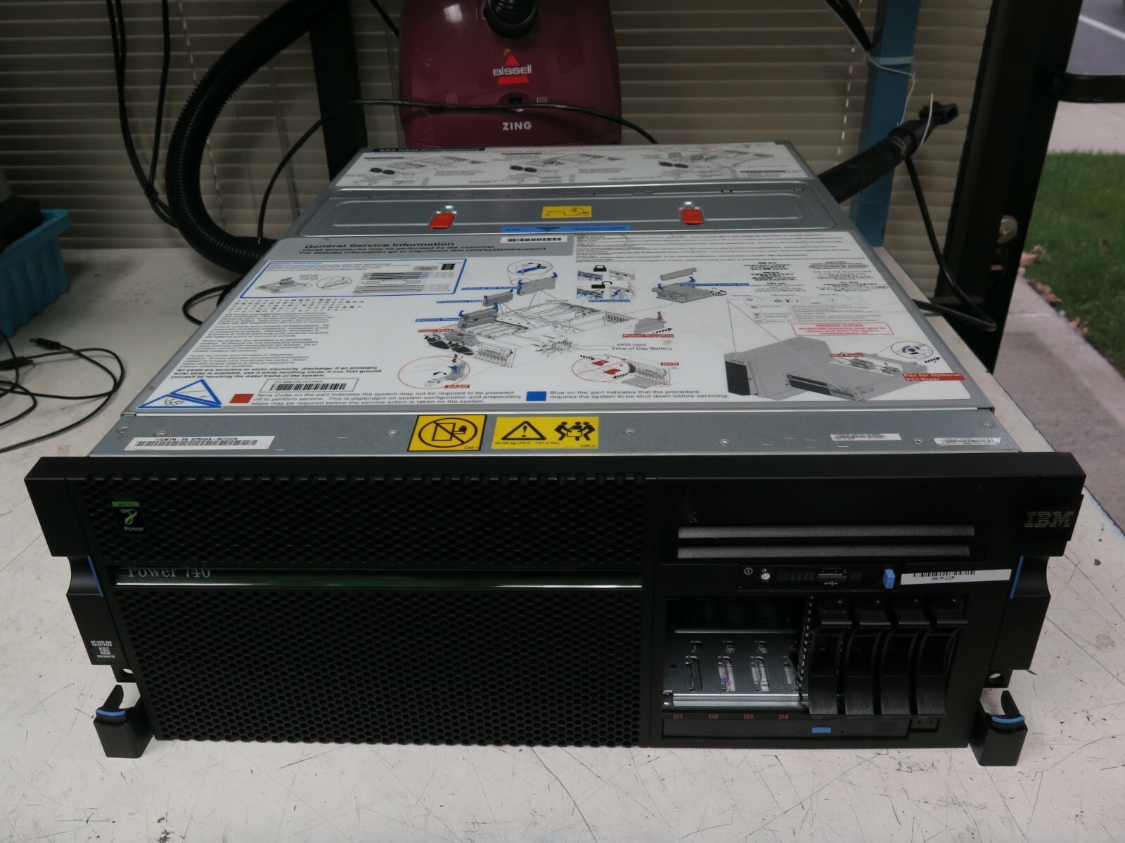 IBM+Power+740+Server+8205-e6b+Power7+8-core+3.55+GHz+X+2+256gb+RAM+No ...