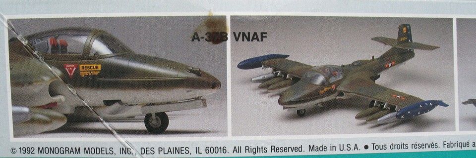MONOGRAM 5486 A-37 Dragonfly 1:48 Flugzeug Bausatz Aircraft Model Kit ...
