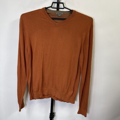 Johnston & Murphy Orange Long Sleeve Sweater Size XL Men’s | eBay