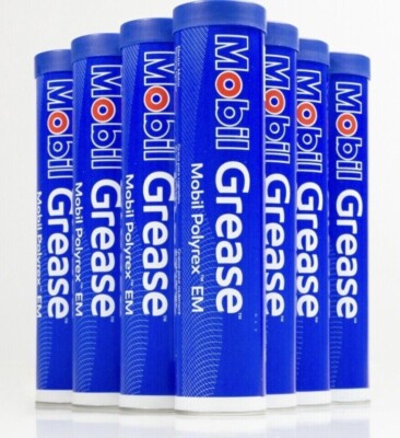 Mobil Polyrex EM Electric Motor Grease, Polyurea; 10-14oz tubes - Free ...