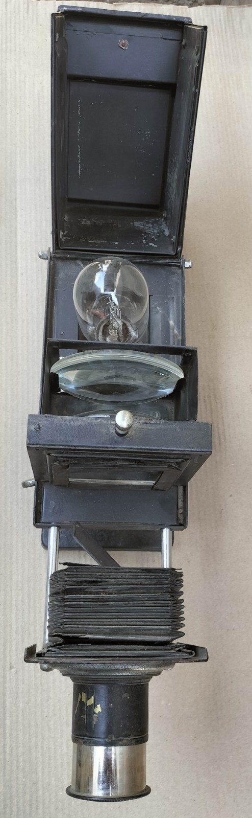 Johnson Optiscope Model no.6 LED lit slide Magic lantern projector ...
