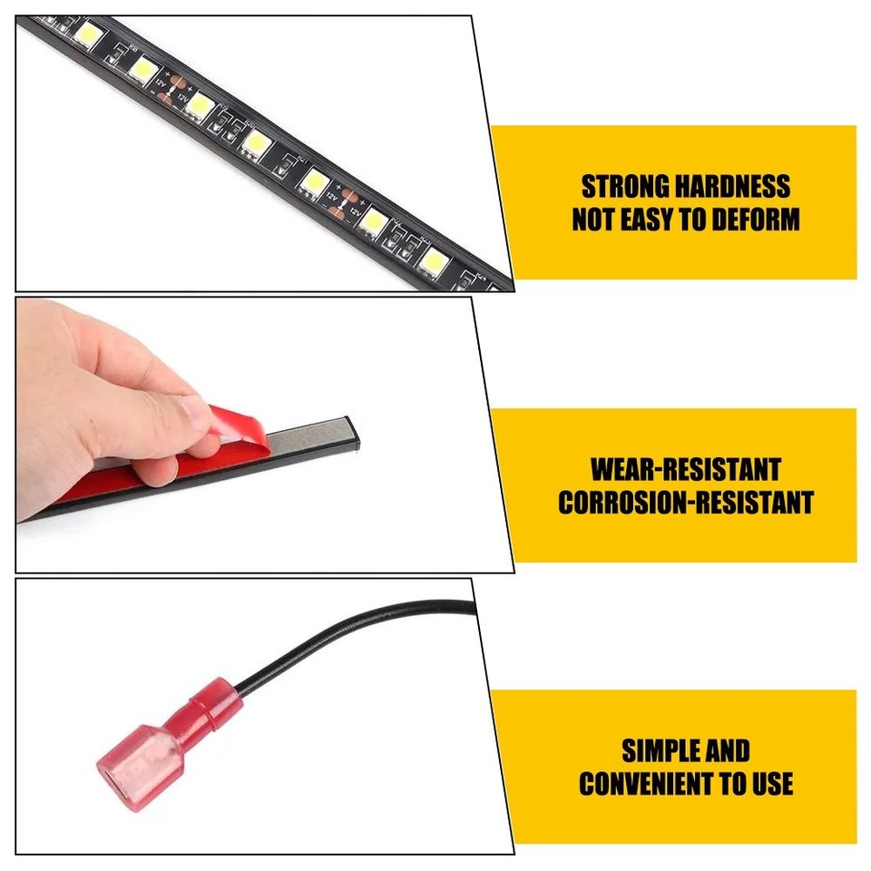 39CM Repair Light Bar 6000K White LED Panel For Car Under Hood Engines ...