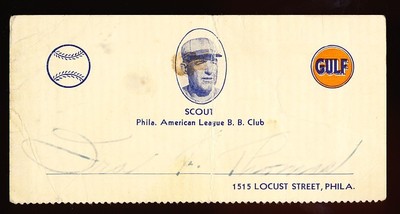 1906 IRA THOMAS Vintage Baseball Autograph, Died 1958 | eBay