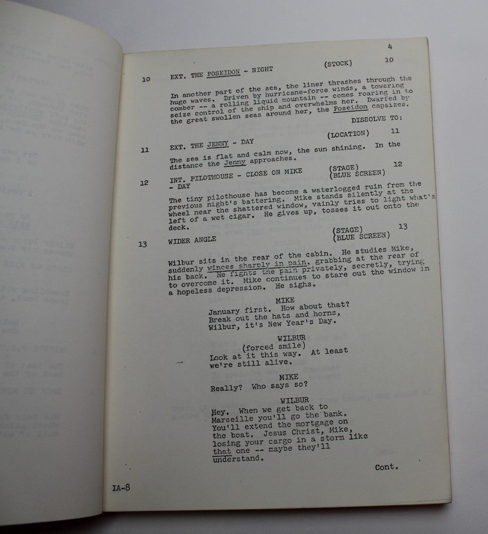 BEYOND THE POSEIDON ADVENTURE / Nelson Gidding 1978 Movie Script ...