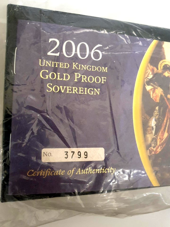 2006 GOLD PROOF SOVEREIGN (sealed) SPECIAL OFFER. 24 HOURS ONLY REDUCED ...
