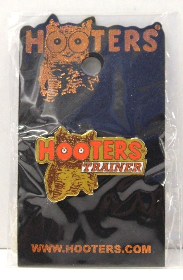 HOOTERS RESTAURANT GIRL WAITRESS STAFF TRAINER LAPEL PIN - CHOOSE ONE ...