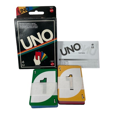 Mattel Games Uno Retro Edition Family Card Game Collectible Cards ...