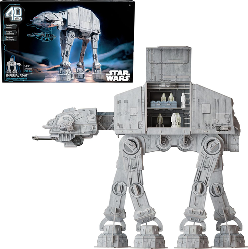 4D Build, Star Wars Imperial at-at 3D Model Kit, Star Wars Collectibles ...
