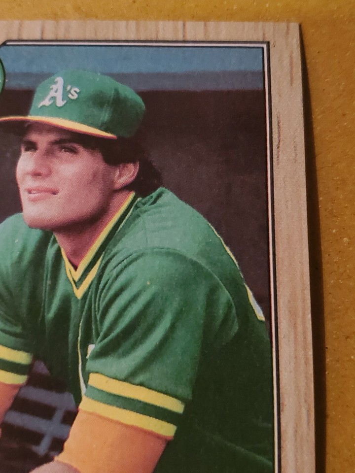 1987 Topps - #620 Jose Canseco ( MULTIPLE ERRORS ) ROOKIE NM-MT ( ERROR ...