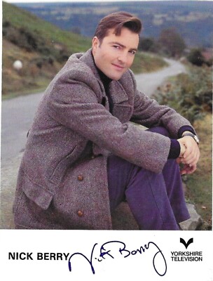 Heartbeat - Nick Berry - Nick Rowan - Pre Print Signed Cast Card | eBay UK