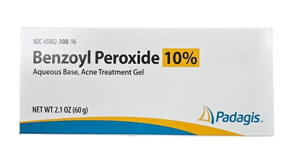 Benzoyl Peroxide 10% Acne GEL 2.1oz ( 60 gm ) PADAGIS -- | eBay