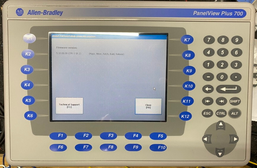 2711P-B7C6D2 Allen-Bradley Panelview Plus 700 Color Touch Screen 24vdc ...