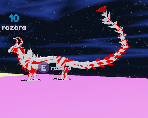 Roblox Dragon Adventures NO MUTATION 2/3 PURE WHITE LEGENDARY ROZORA | eBay