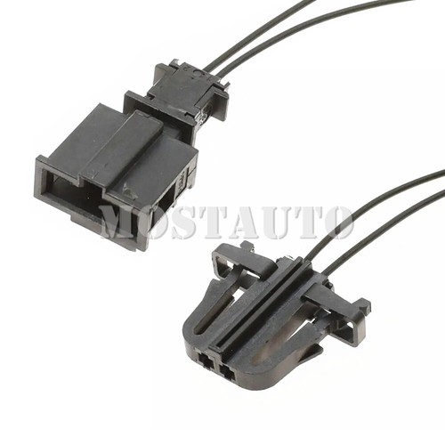 For VW Audi Seat Skoda 2 Pin Male & Female Harness Connector 3B0972712 ...