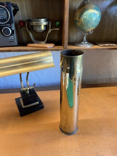 BRASS CARTRIDGE CASE - 35cm X 81/2cm | eBay UK