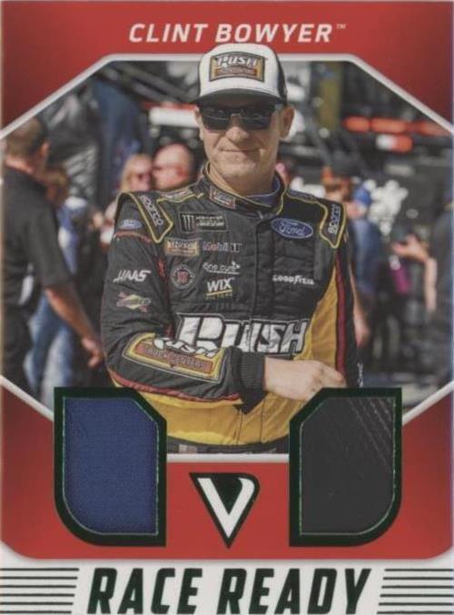 2018 Panini Victory Lane - Race Ready Dual Materials Clint Bowyer #RRD ...