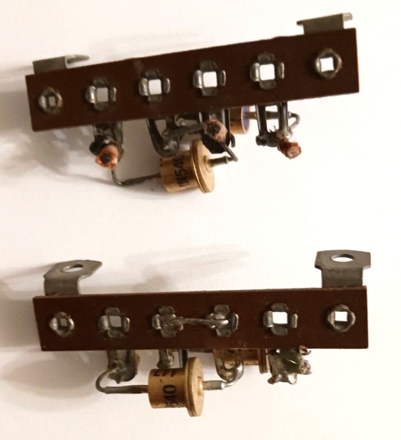 4 Vintage Gold Platted Silicon Diode 1N540 On Connecting Strips | eBay