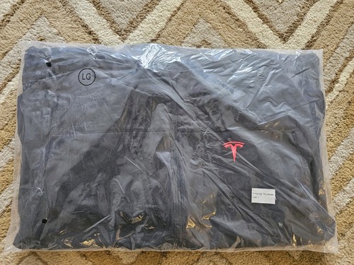 Tesla Softshell Jacket Large Black Full Zip Corporate Employee | eBay