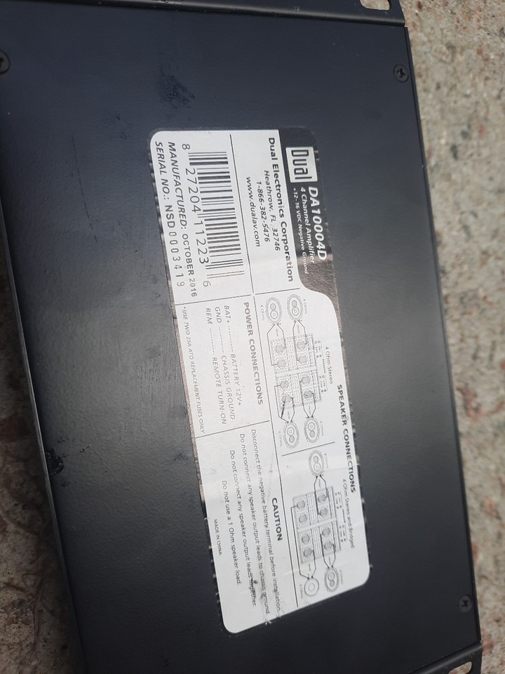 Digital 4 Channel MOSFET Amplifier – DA10004D - | eBay