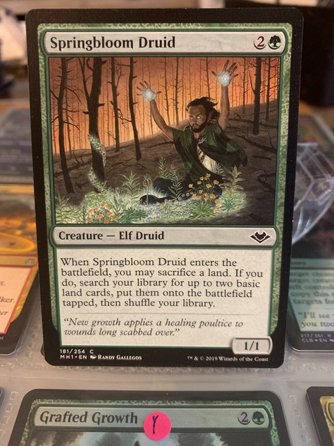 MTG Springbloom Druid Commander: Zendikar Rising 083 Regular Common for ...