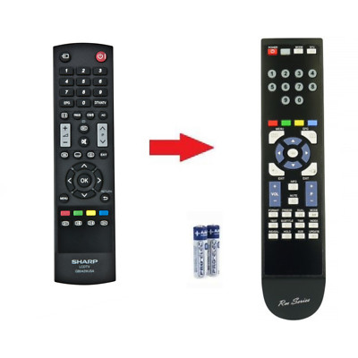 Replacement Dedicated Remote Control For Sharp LCD TV GB042WJSA, LC ...