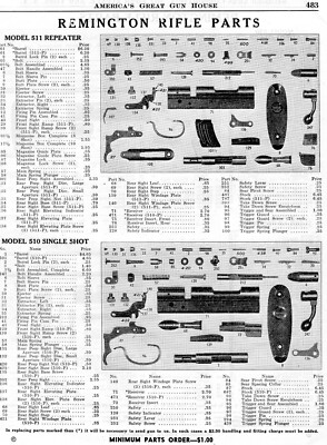 1951 Print Ad of Remington Model 511 Repeater & 510 Single Shot Rifle ...