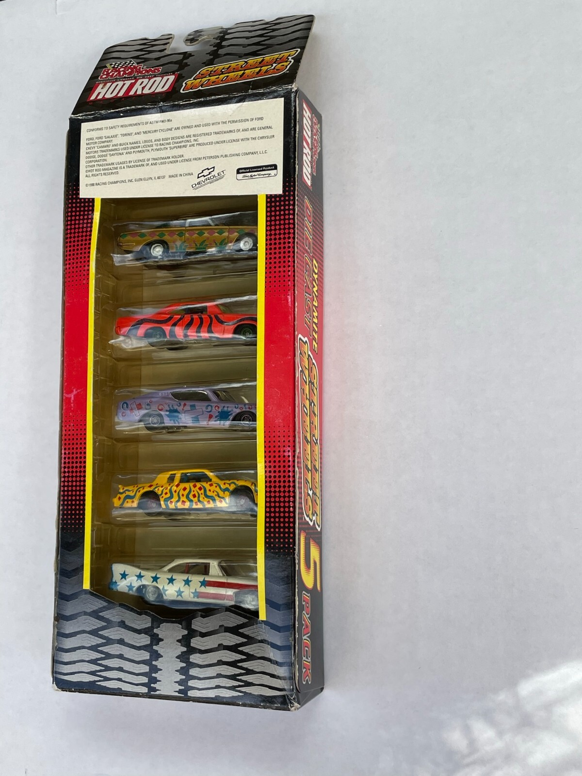 1998 Racing Champions Street Wheels Dynamite Hot Rod 5Pack 1:64 Diecast ...
