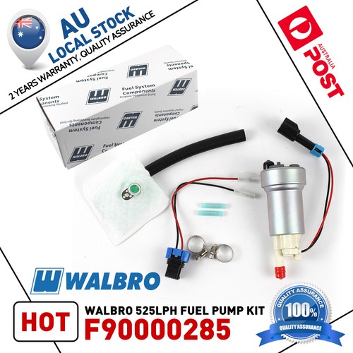1PCS OEM Walbro 525 fuel pump, E85 safe with Intank strainer F90000285 ...