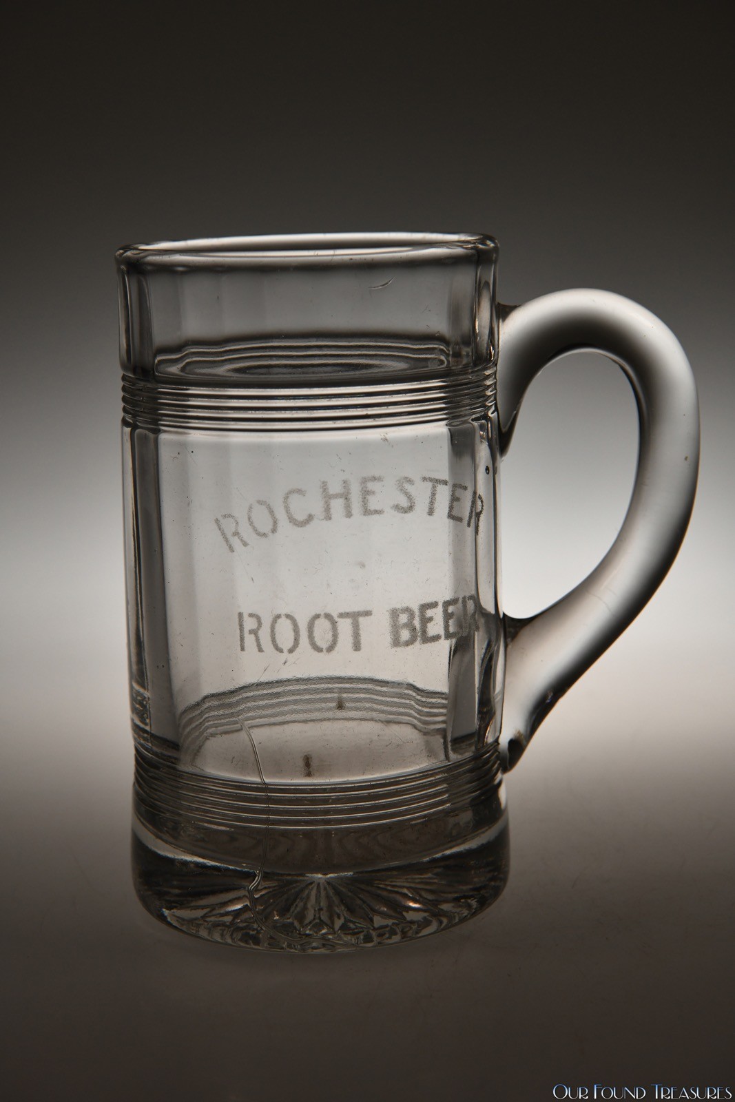 Vintage ROCHESTER ROOT BEER Handled Mug from Rochester Minn. - CLEAR | eBay