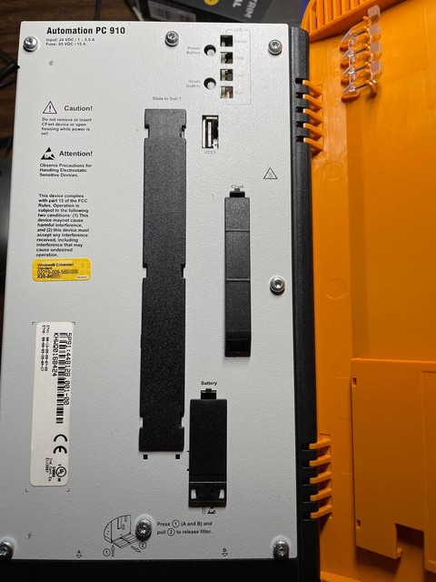 B&R Automation 5PC910.5X02-00 Rev D0 PC 910 Industrial Computer for ...