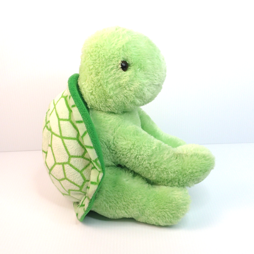 Aurora Plush Sitting Chunky Turtle 13" Green Stuffed Animal | eBay