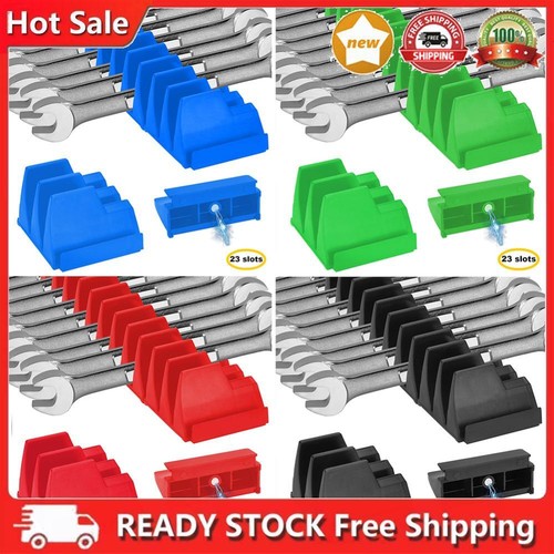 23Pcs Modular Wrench Organizer Magnetic Wrench Rack for Pros Mechanics ...