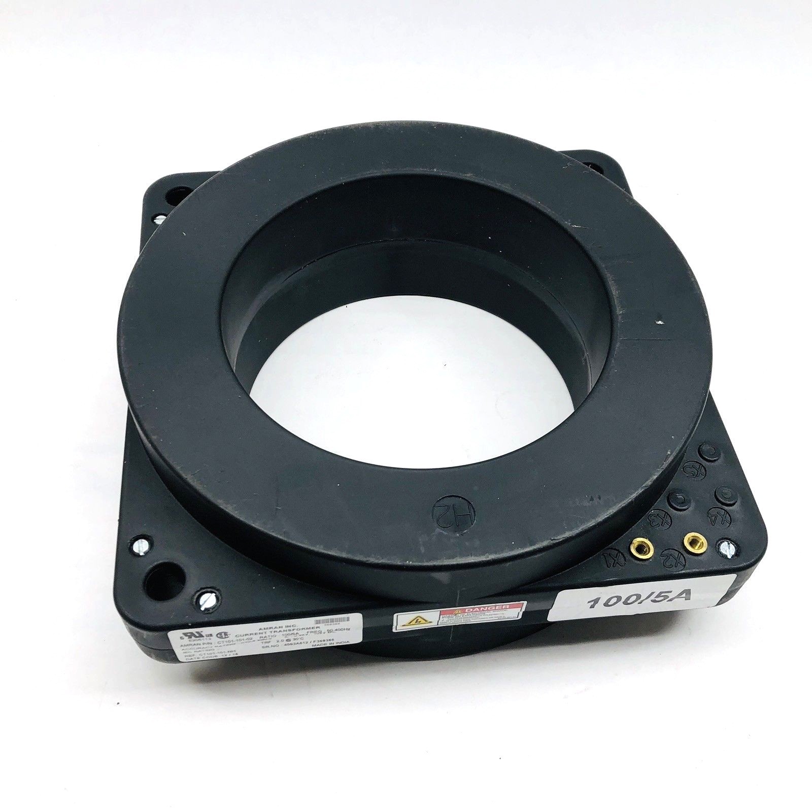 AMRAN-4593A612/F368366-CURRENT TRANSFORMER INSTRUMENTS CROMPTON CT101 ...
