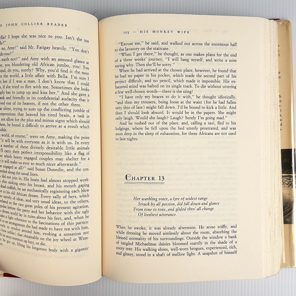 The John Collier Reader 1972 Hardcover Dustjacket Short Stories His ...