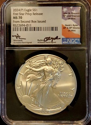 2024 P 1st Star Privy NGC MS-70;RARE NICE GANG LABEL ️ FROM 2ND BOX ...