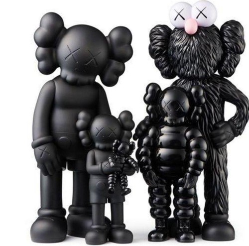 Medicom Toy BE@RBRICK KAWS FAMILY Black figure kaws first tokyo | eBay UK
