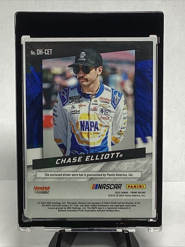 Chase Elliott 2023 Prime Driver Hats Brand Logo Laundry Tags Platinum ...