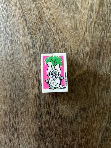 Vintage Troll Eraser Quarter Machine Toy Green Hair | eBay