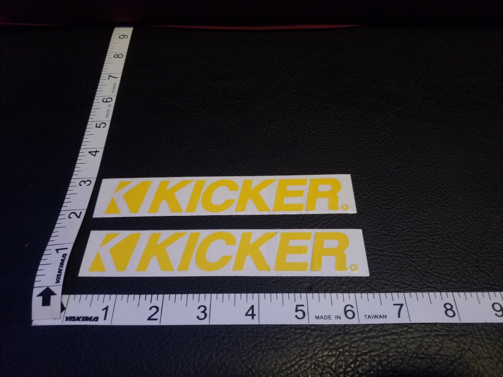 Kicker Audio Sticker Decal 6 Inch Pack of 2 | eBay