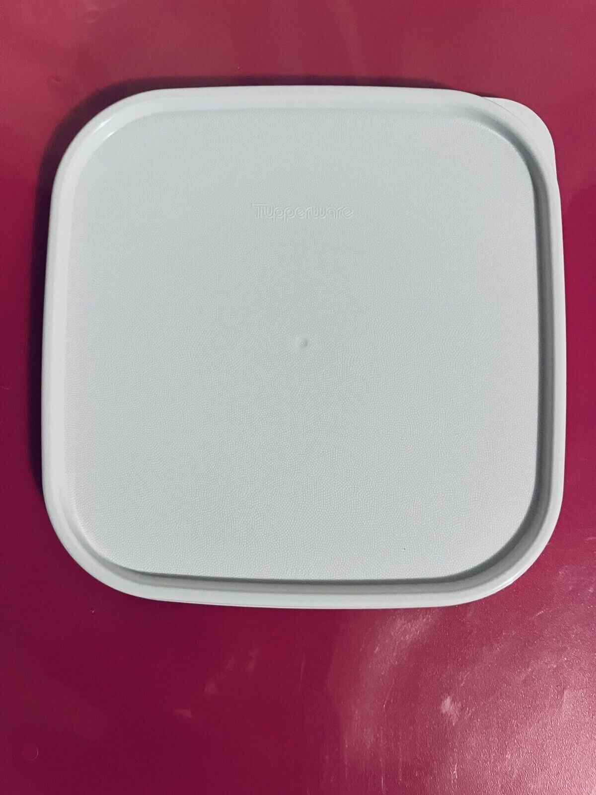 NEW!! Tupperware Modular Mates Square Seal Replacement Lid White & FREE ...
