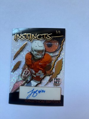 2024 Pro Set Pure Instincts Jonathon Brooks Auto 1/1 Sparkle | eBay