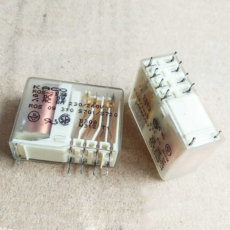 5PCS KACO ROS-2534 Power Relay 9VDC 10Pin 8A 230/240VAC | eBay