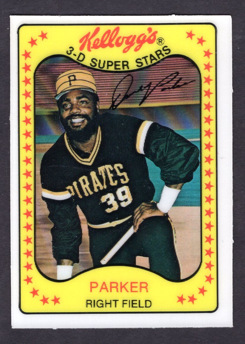 1981 KELLOGG'S DAVE PARKER CARD NO:13 MNT CONDITION | eBay
