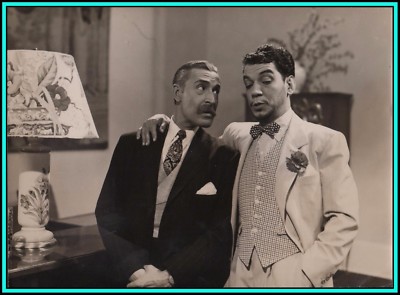 CANTINFLAS & ANGEL GARASA in "Caballero a la Medida" - Original Photo ...