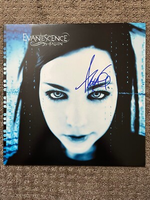 AMY LEE SIGNED EVANESCENCE VINYL AUTOGRAPHED THE FALLEN JSA COA PROOF ...