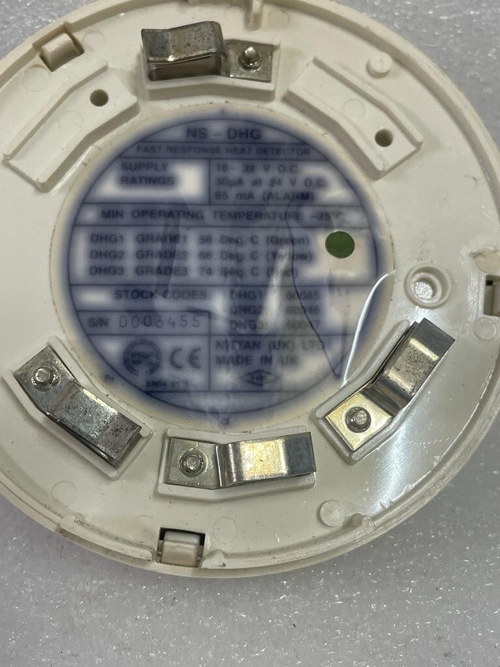NITTAN HEAT DETECTOR NS-DHG 60045 | eBay