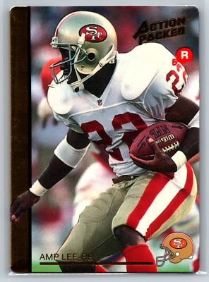 1992 Action Packed Rookie/Update Amp Lee Rookie San Francisco 49ers RC ...
