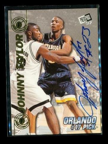 Vintage 1997 PRESS PASS ORIGINAL AUTOGRAPH Basketball Card JOHNNY ...