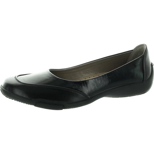 Array Womens Cascade Black Patent Flats Shoes 7.5 Narrow (AA,N) BHFO ...