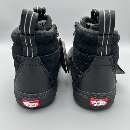 Vans SK8 HI MTE 3 Leather Utility Pop Black Shoes Primaloft 507698 Men ...